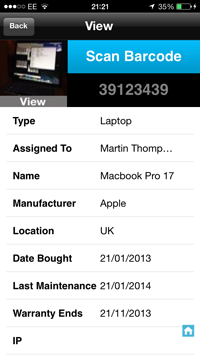 Oomnitza: IT Asset Management on your smartphone